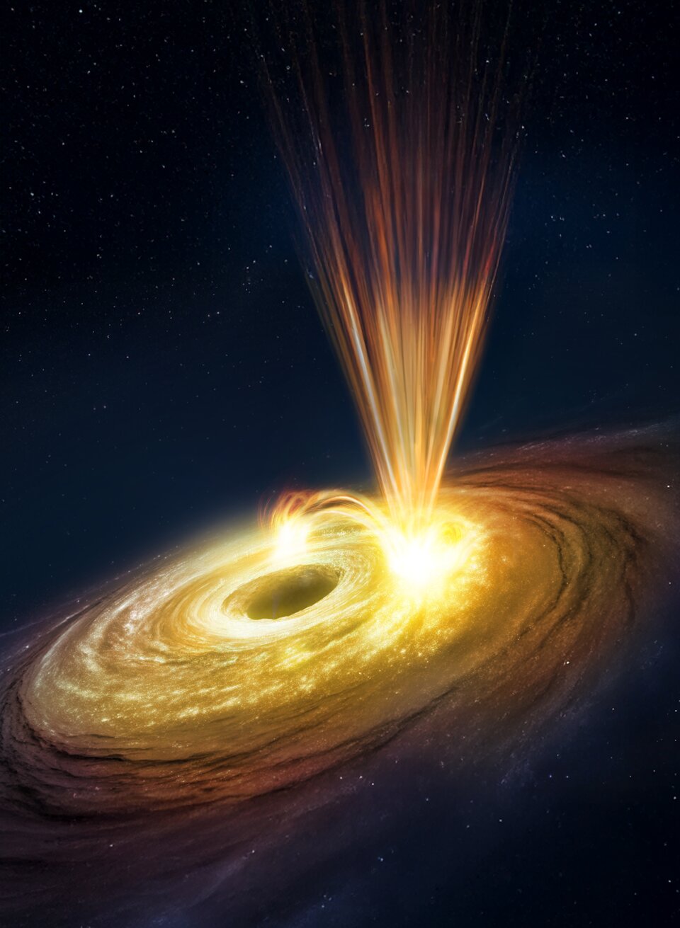 Karadelik Çevresindeki Güçlü Rüzgârlar – Astronomi Diyarı
